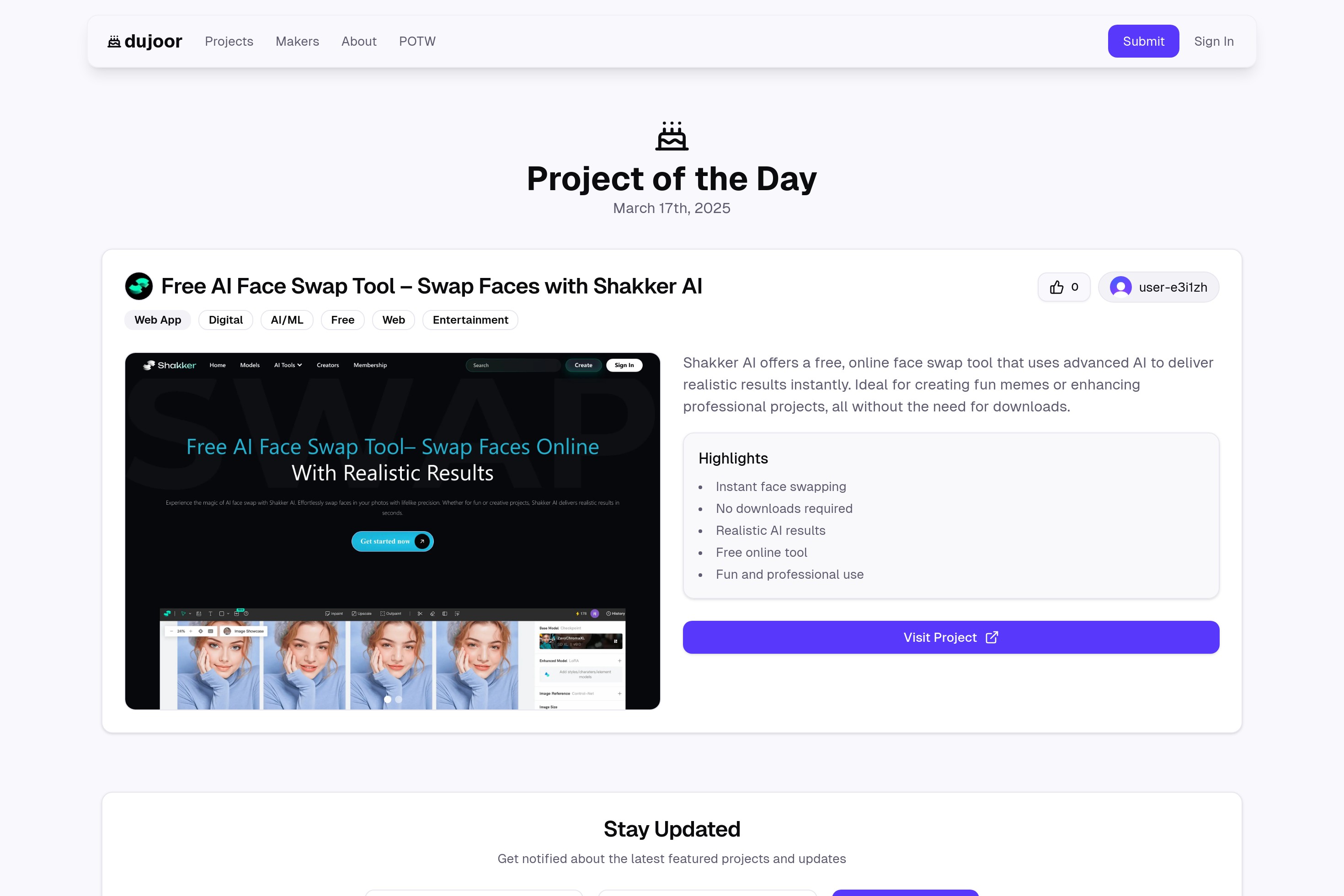 Free Ai Face Swap Tool Swap Faces With Shakker Ai Project Of The
